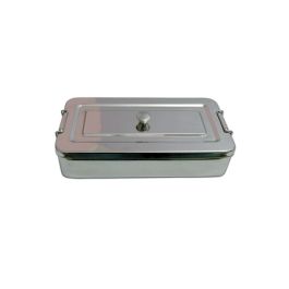 Stainless Steel 304 Instrument Box with Lid and Handle